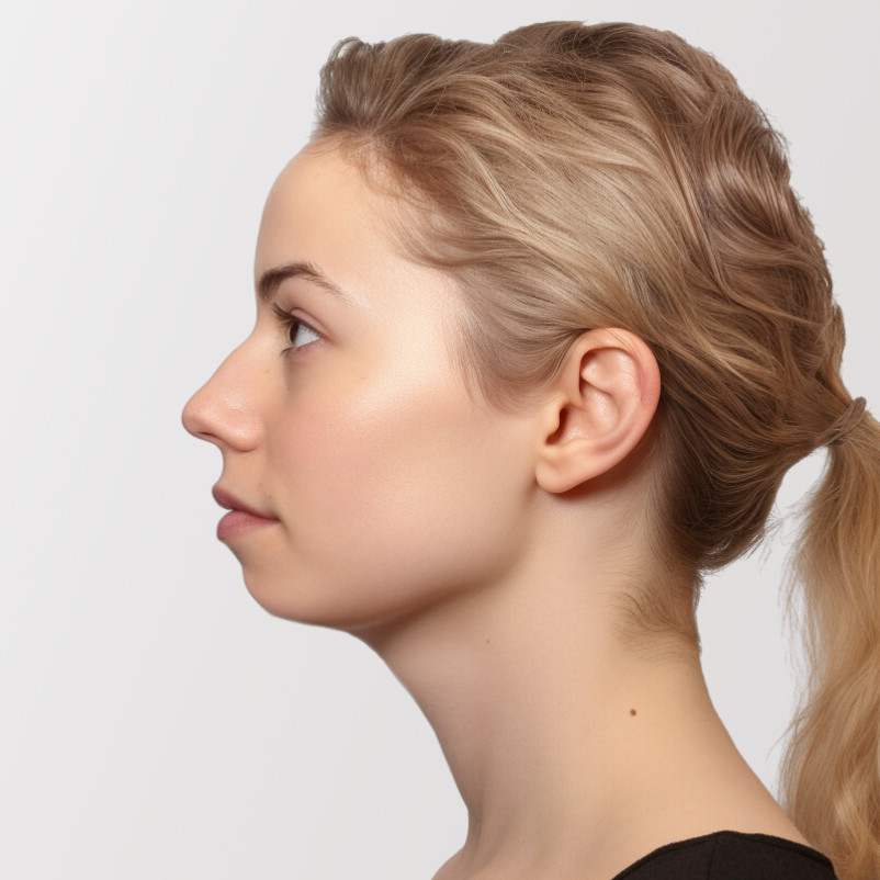 3 types of chin : genioplasty - Surgical simulator before/after